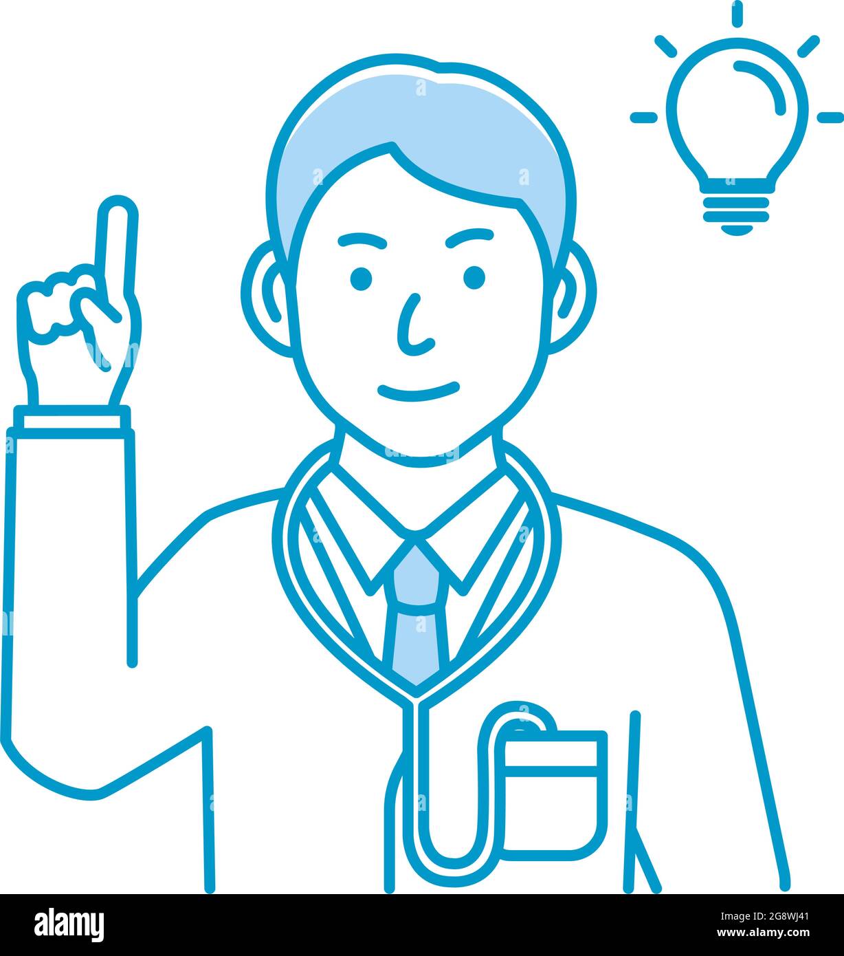 Young male doctor gesture variation illustration | inspiration, idea ...