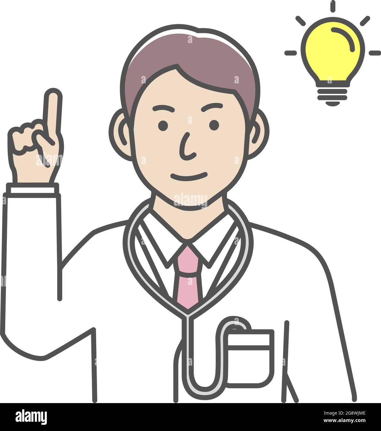 Idea standing Stock Vector Images - Alamy