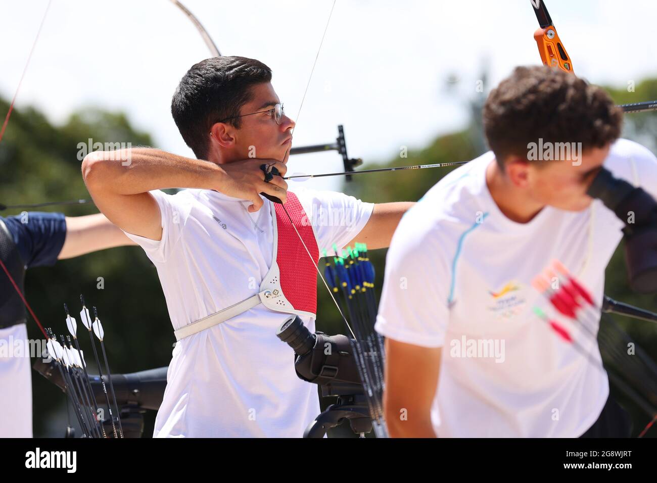 Tokyo, Japan. 23rd July, 2021. Thomas Chirault (FRA) Archery : Men's ...