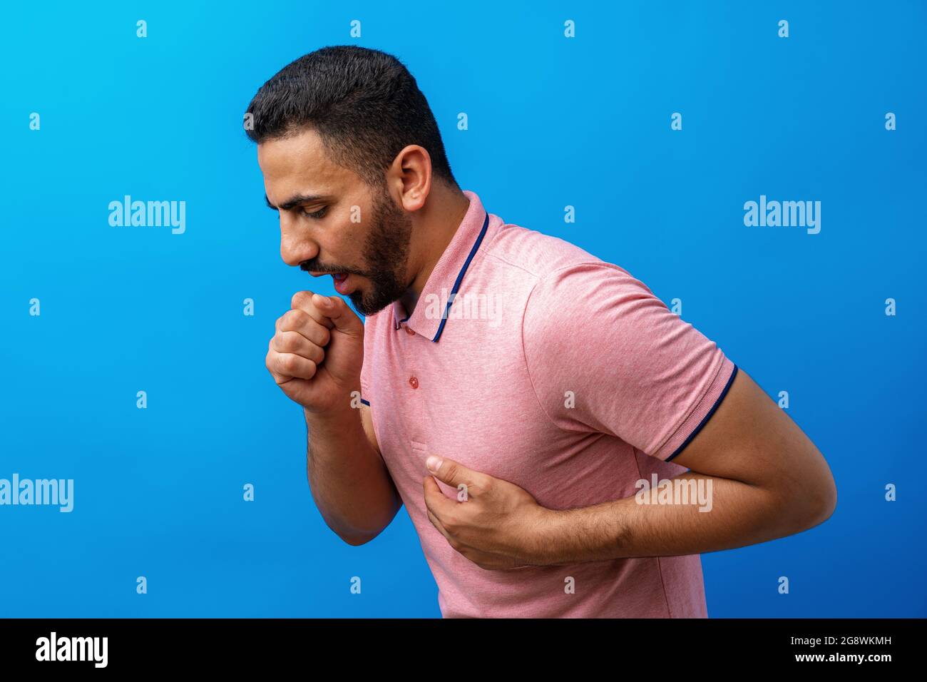 Indian man coughing hi-res stock photography and images - Alamy