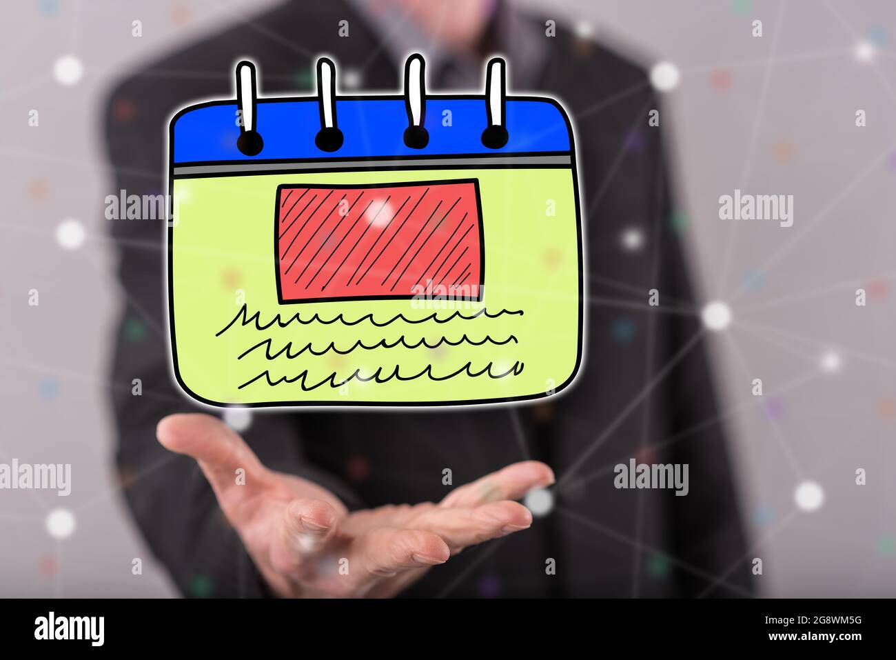To do list concept above the hand of a man in background Stock Photo ...