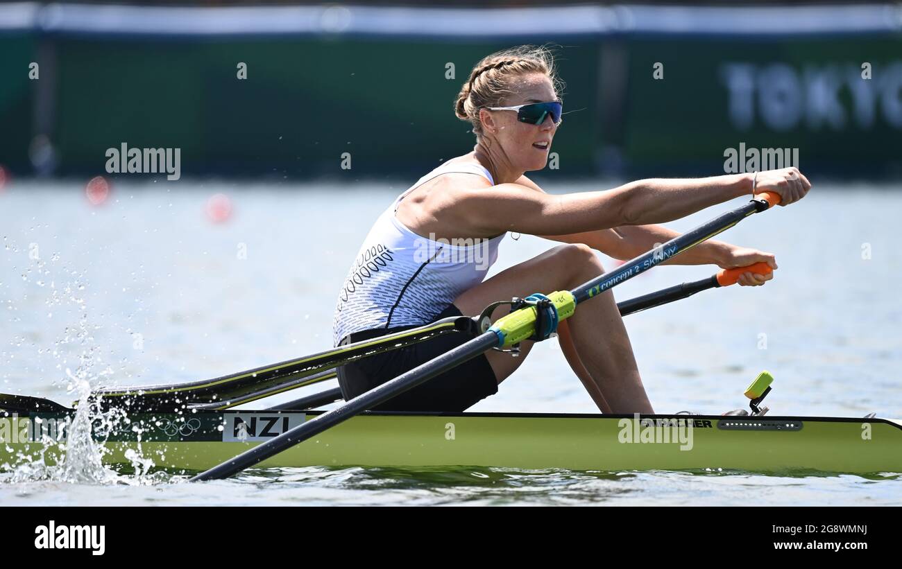 Tokyo, Japan. 23rd July, 2021. Emma Twigg of New Zealand competes ...