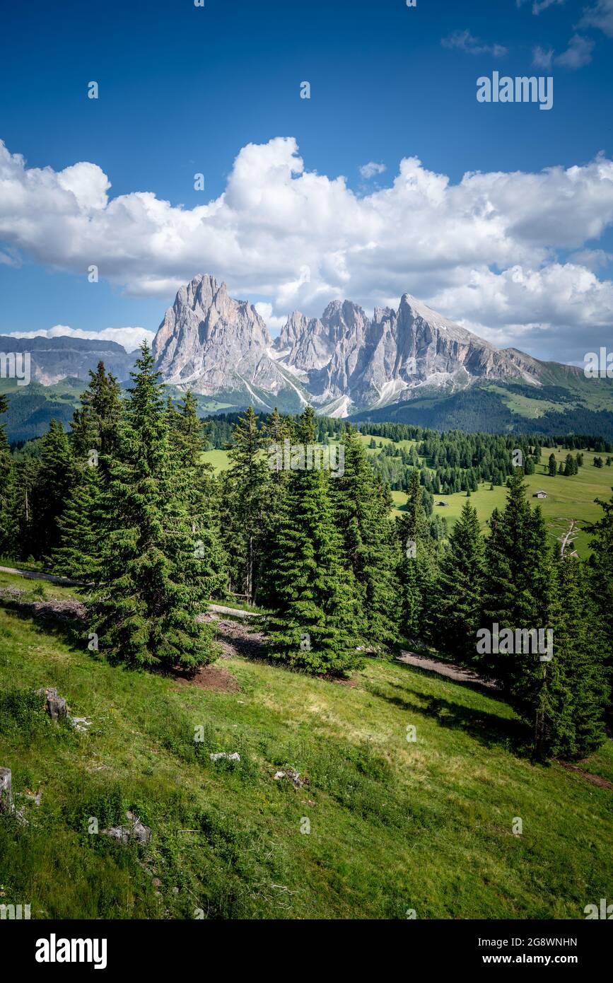 Famous mountain scenery in the italian dolomites Stock Photo - Alamy