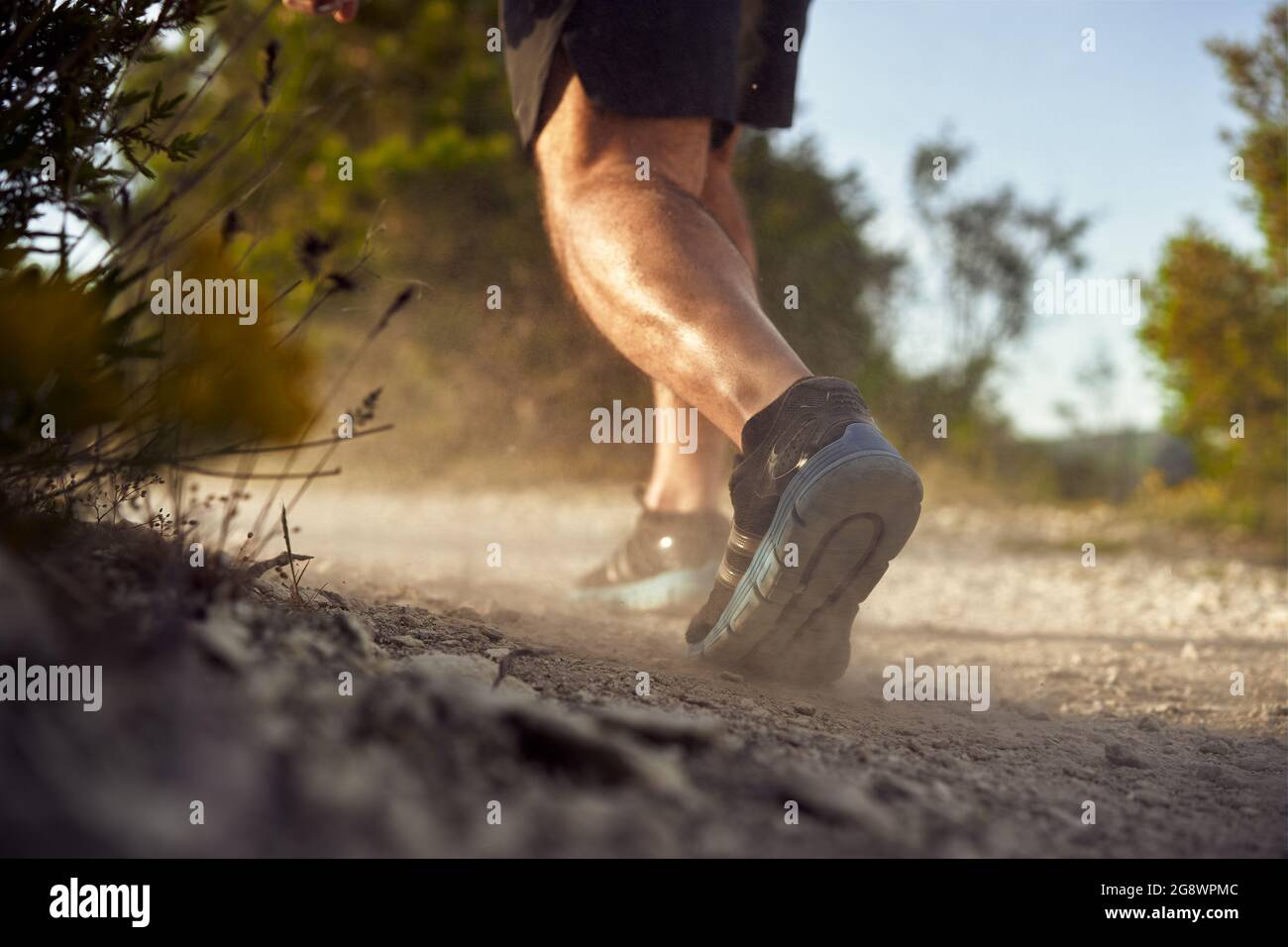 Male muscular legs running hi-res stock photography and images - Alamy