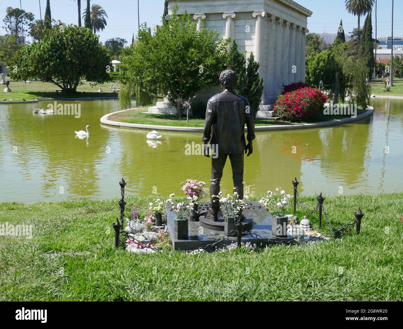 Los Angeles, California, USA 21st July 2021 A general view of atmosphere of rocks at actor Anton ...