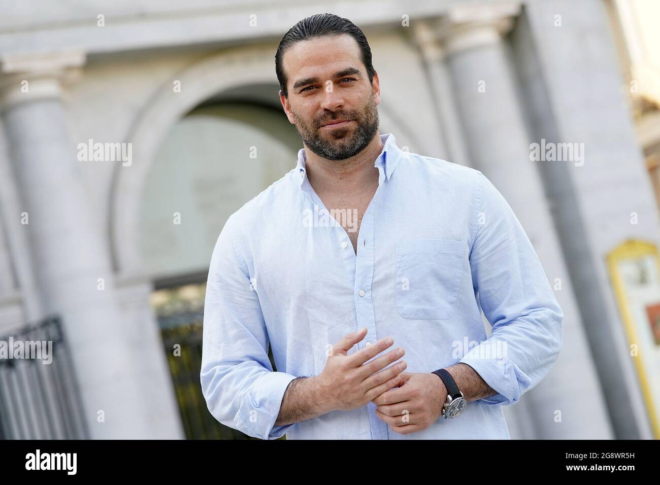 Venezuelan actor Alejandro Nones visits Madrid. July 22,2021. (Photo by ...