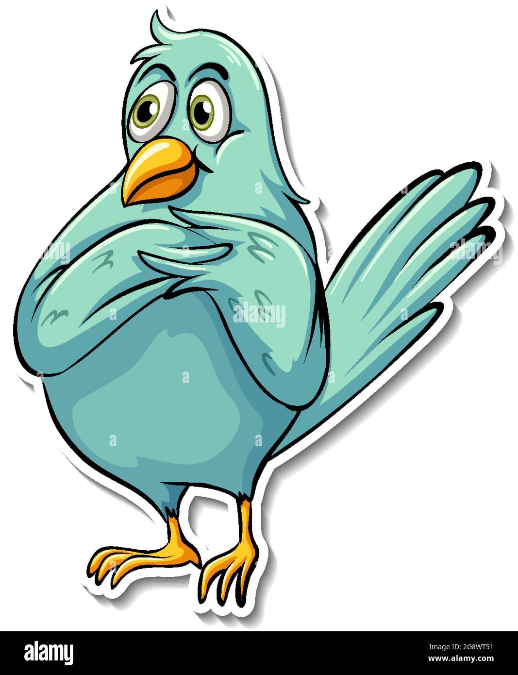Blue bird cartoon hi-res stock photography and images - Alamy