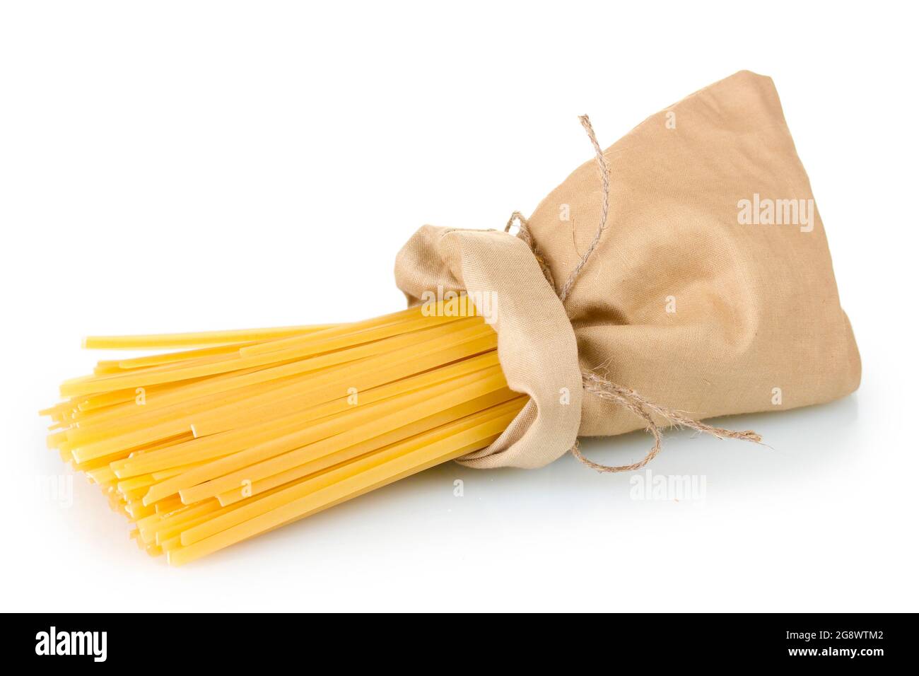 pasta in a bag isolated on white Stock Photo - Alamy