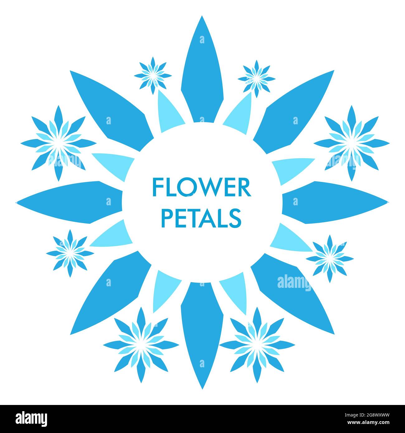 flower petals background design. beautiful flower petals vector ...