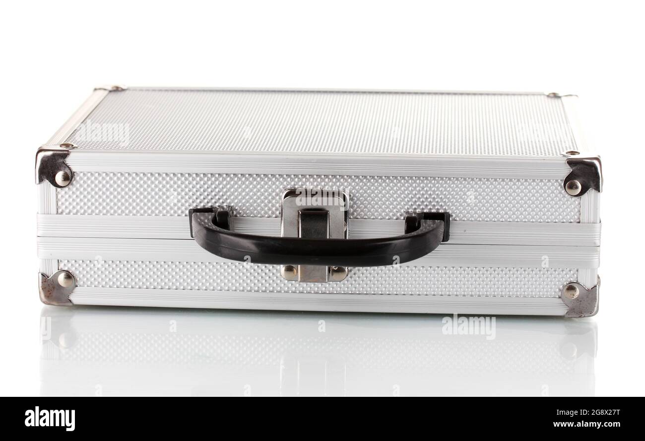 grey box for tools isolated on white Stock Photo - Alamy