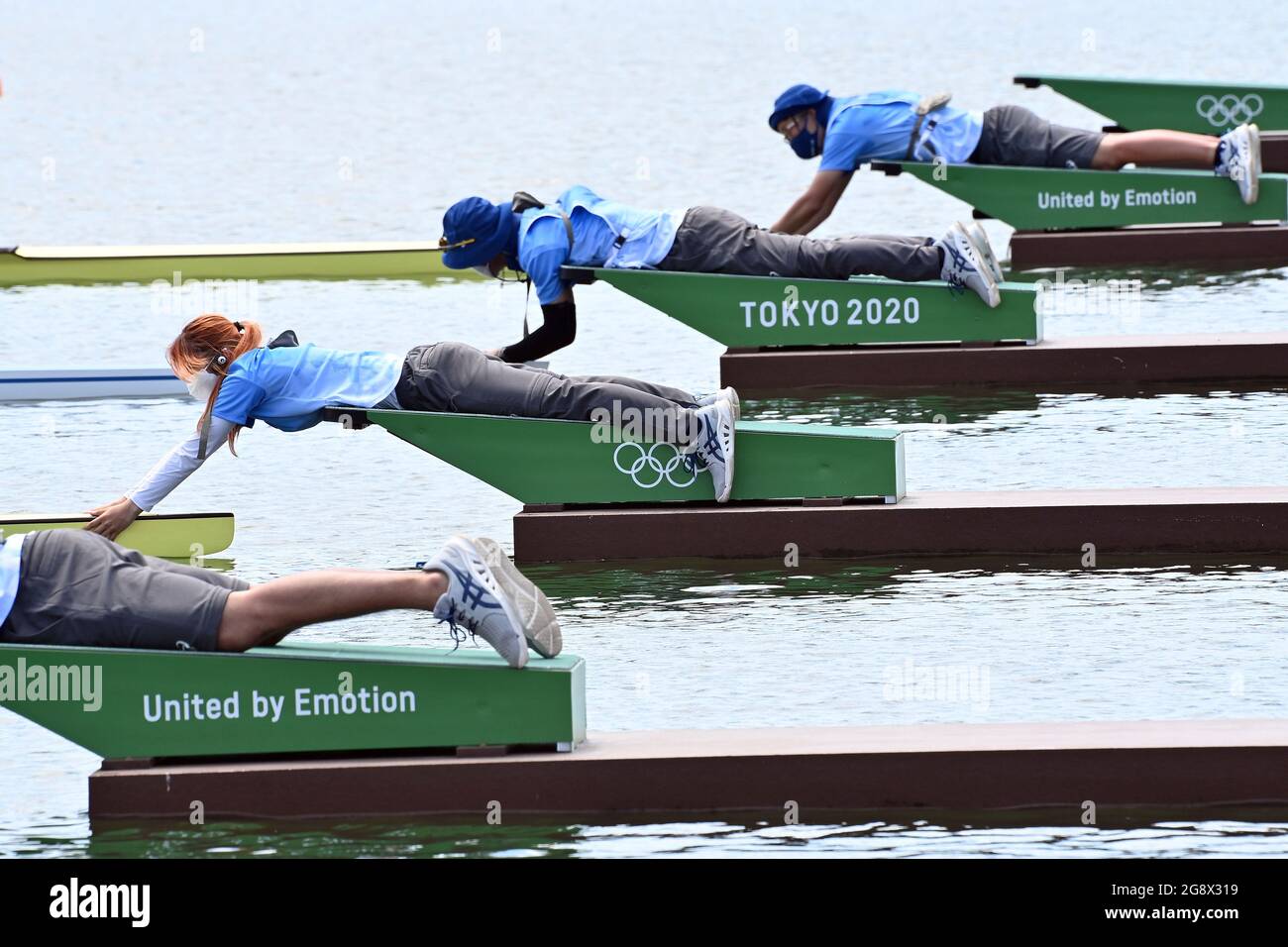 Tokyo, Japan. 23rd July, 2021. General, edge motif, feature, start help ...