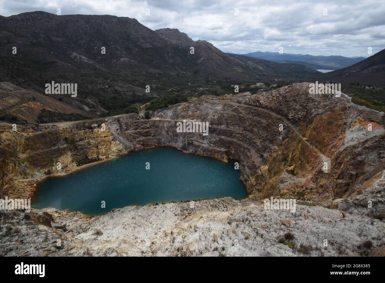 Australia tasmania queenstown mining hi-res stock photography and ...