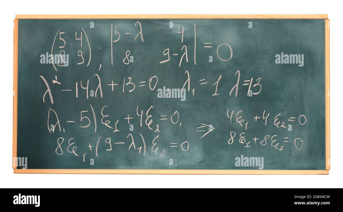 Whiteboard math Cut Out Stock Images & Pictures - Alamy