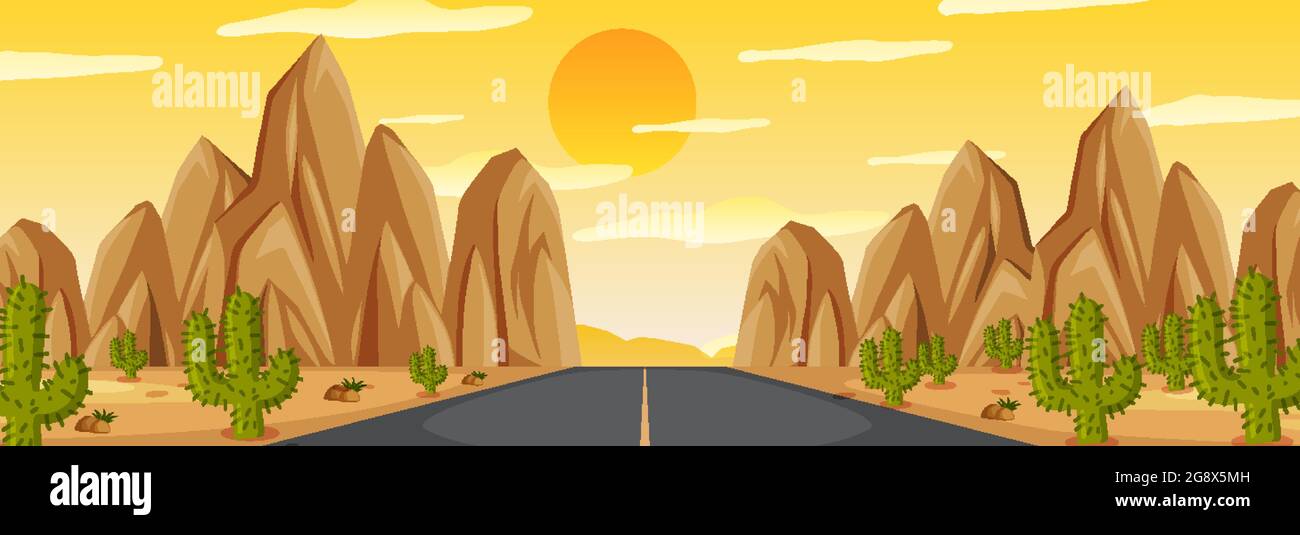 Horizontal Road Animated
