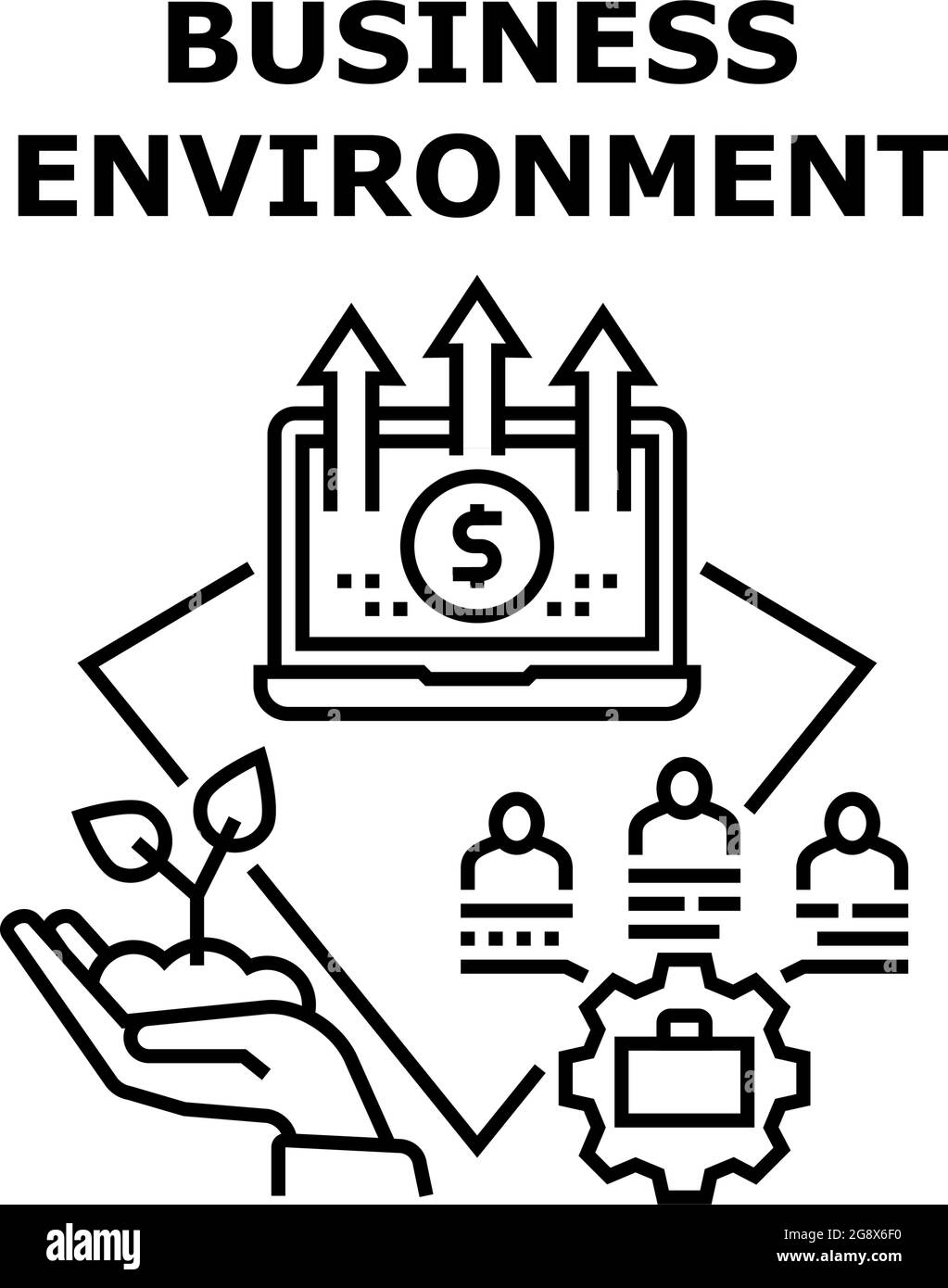 Business Environment Team Vector Concept Color Stock Vector Image & Art ...