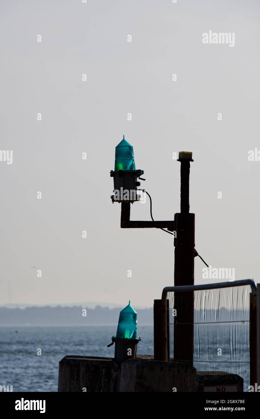 Green shipping navigation lights hi-res stock photography and images ...
