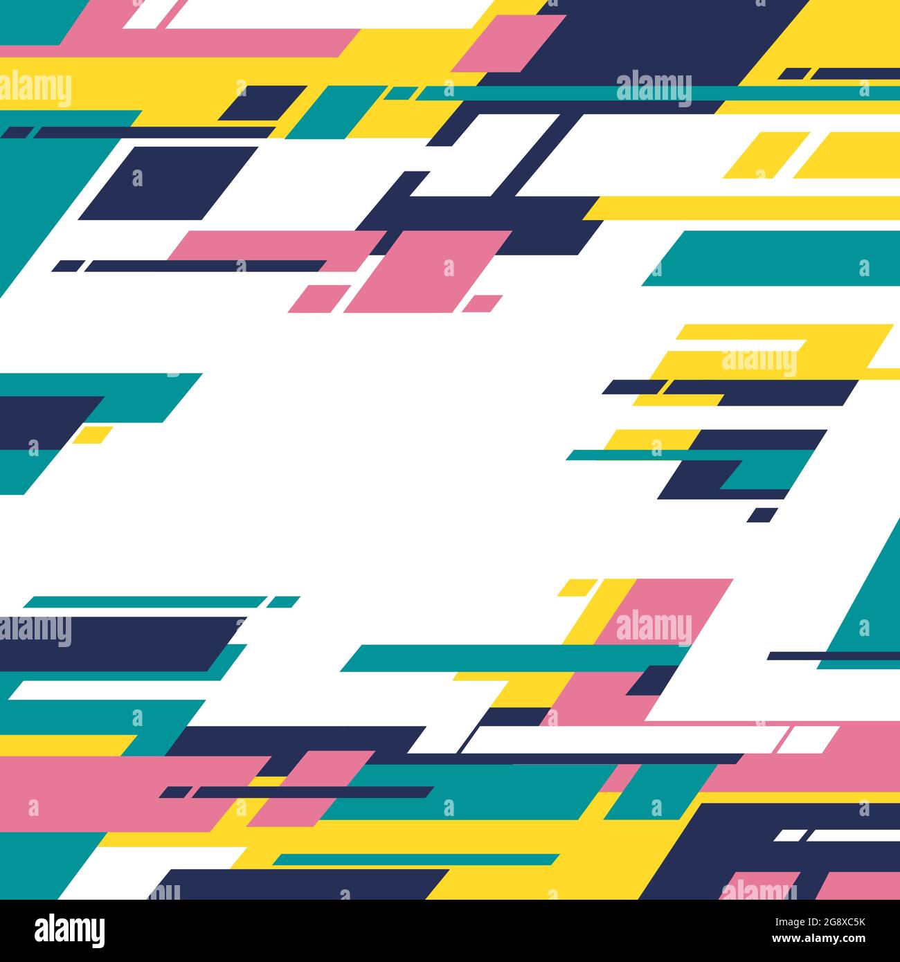 Abstract background with rectangular shapes with copy space in centre ...