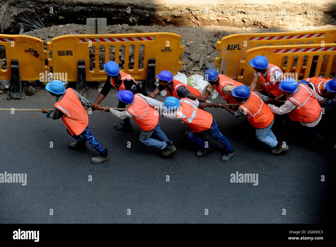 Excavation Trench Fibre Optic High Resolution Stock Photography and ...