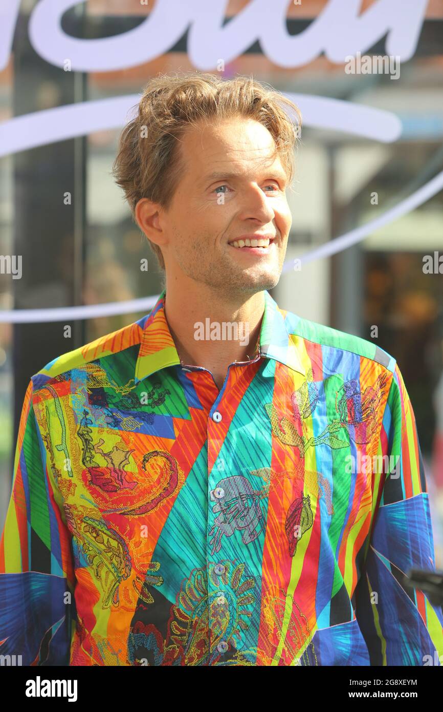 Wernigerode, Germany. July 23 2021: Music producer Toby Gad is on the ...