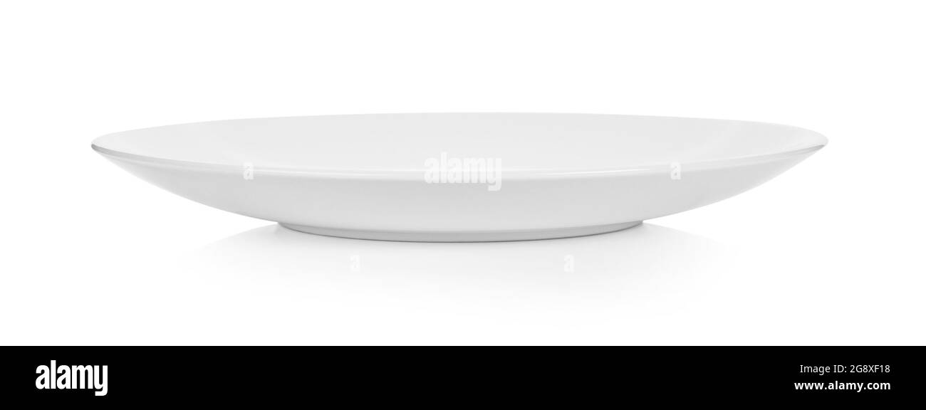 plate on white background Stock Photo - Alamy