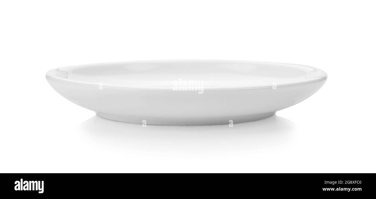 plate on white background Stock Photo - Alamy