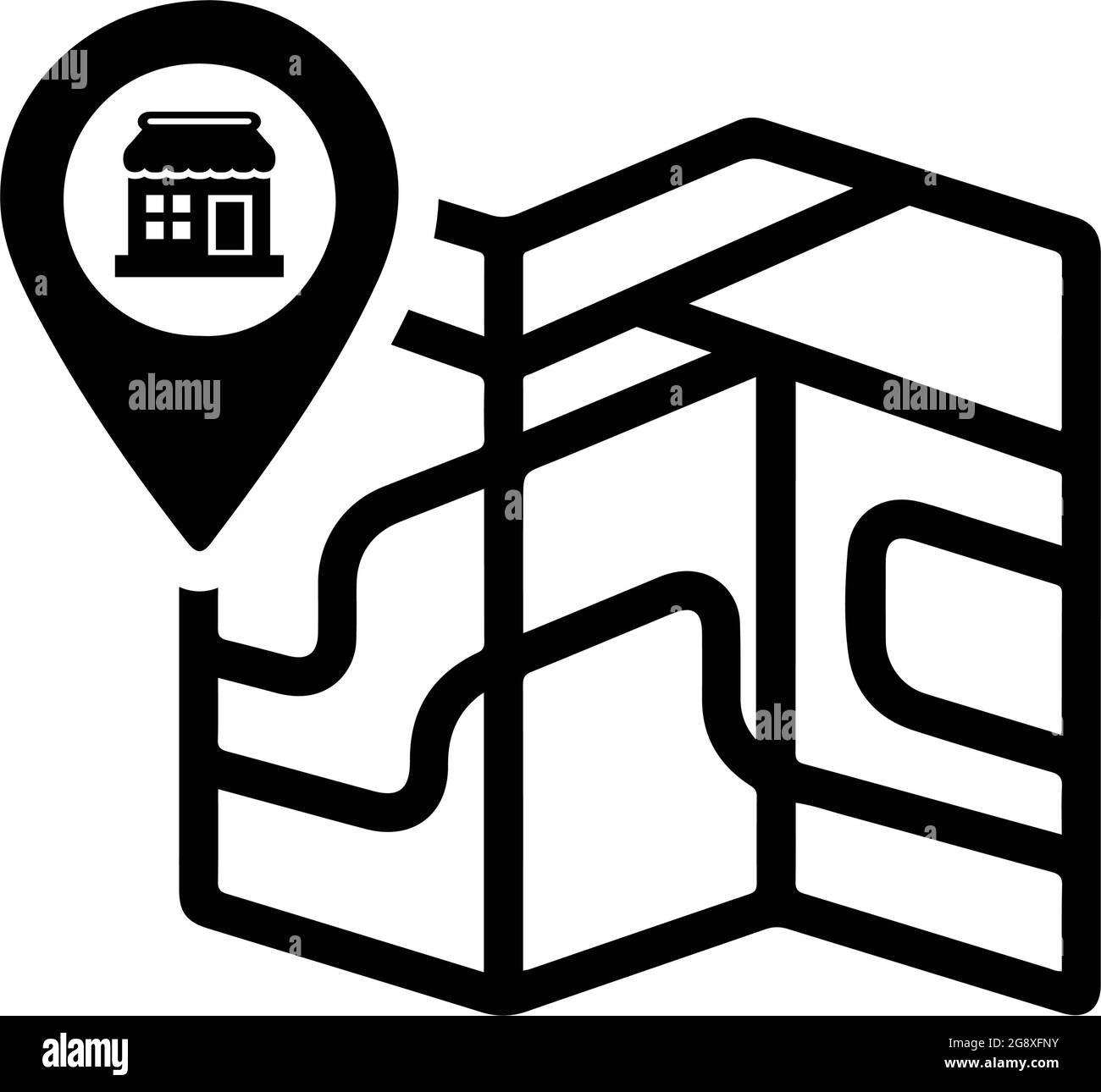 Retail place vector vectors hi-res stock photography and images - Alamy