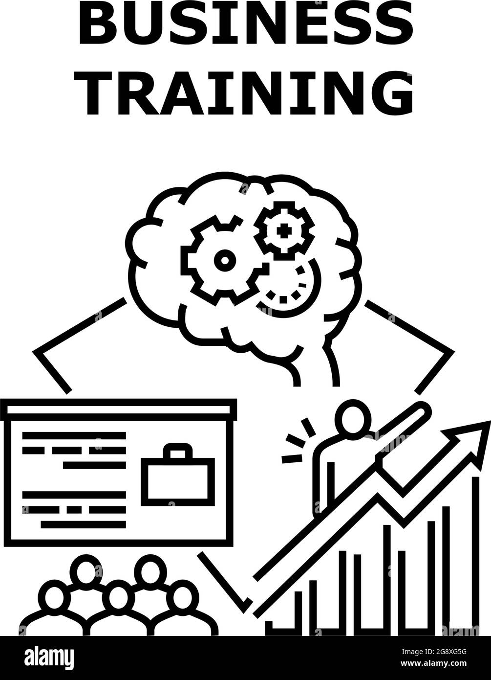 Educational Business Training Vector Concept Color Stock Vector Image ...