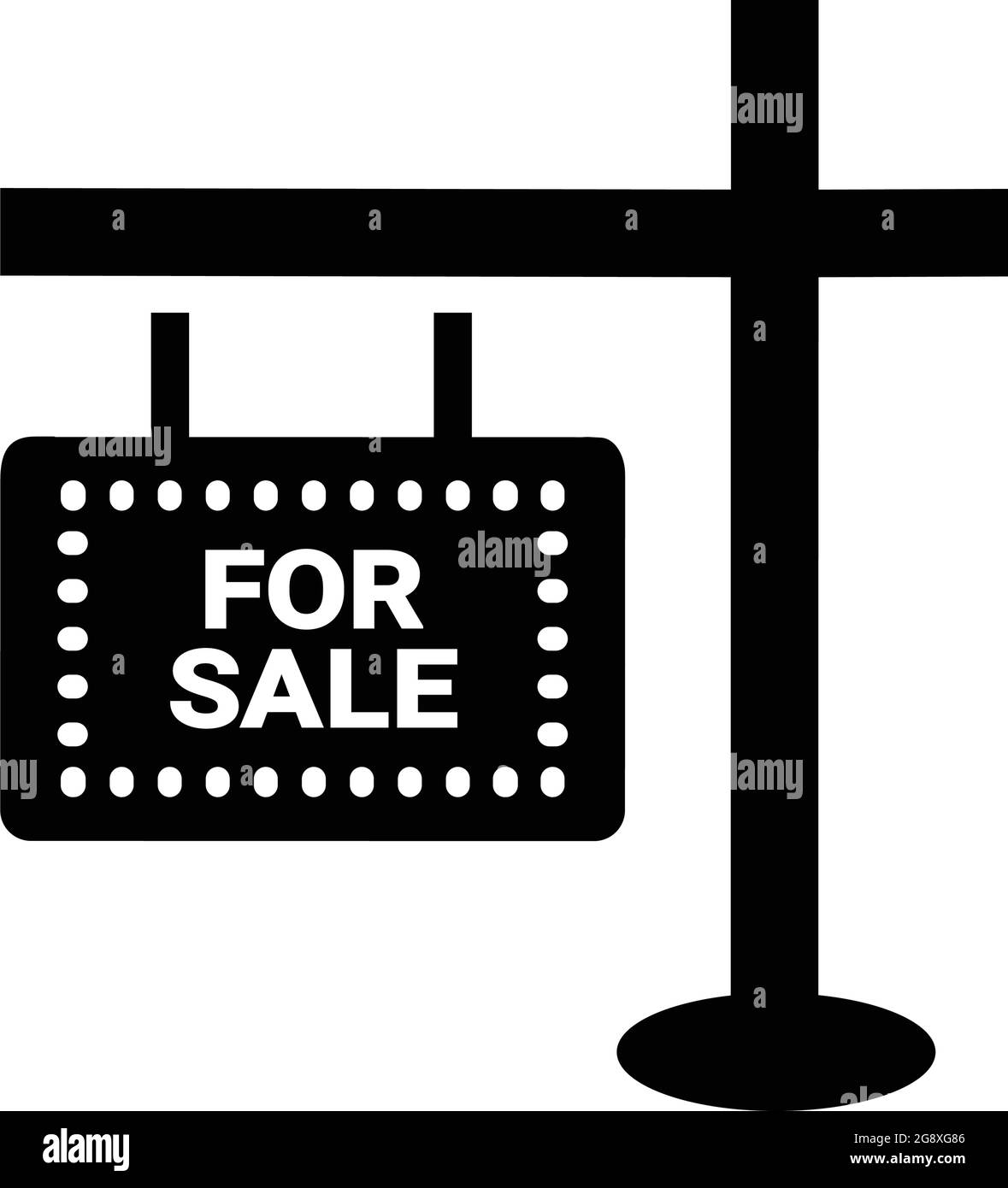 Estate agent for sale sign Black and White Stock Photos & Images - Alamy