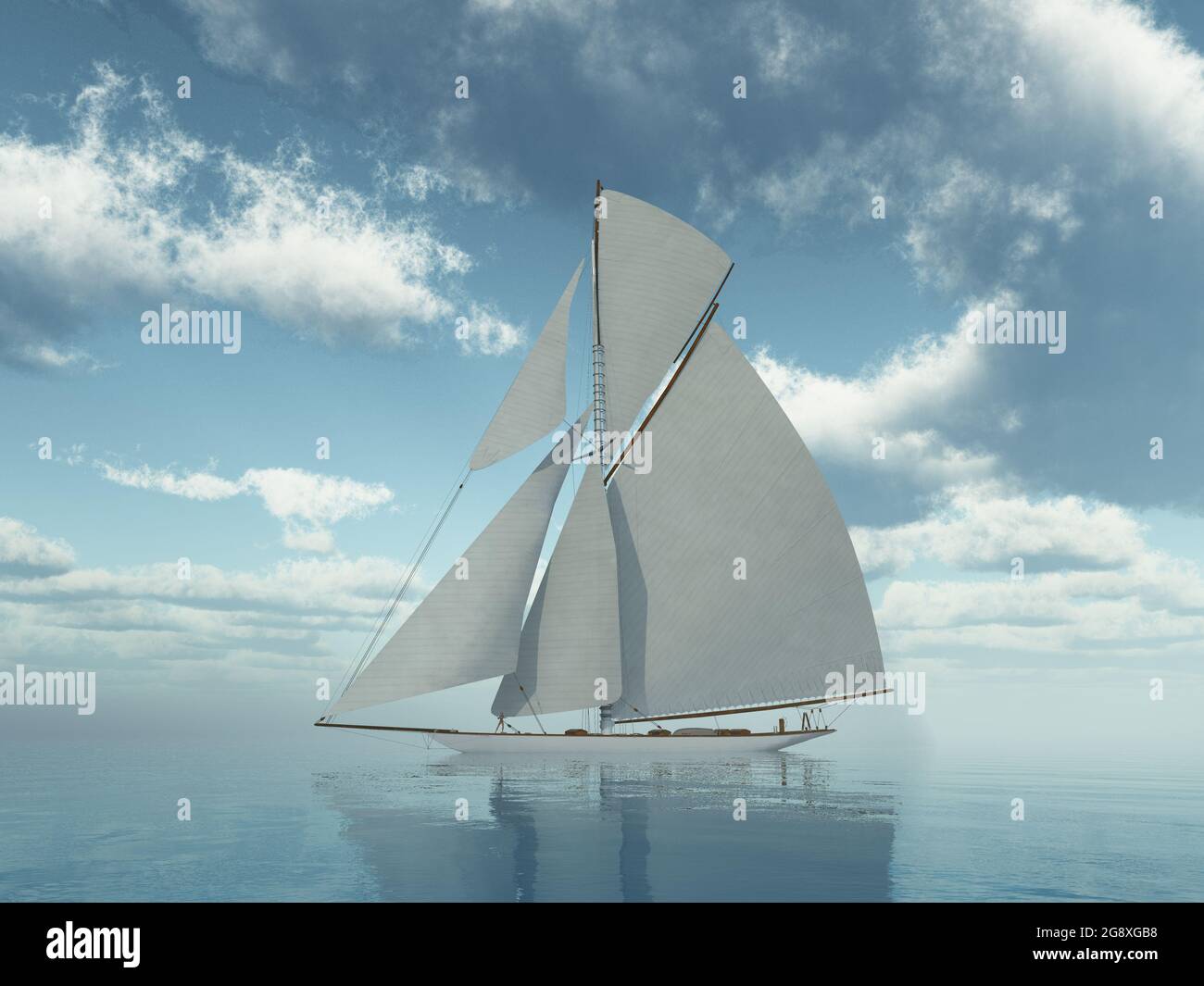 Gaff rig schooner hi-res stock photography and images - Alamy