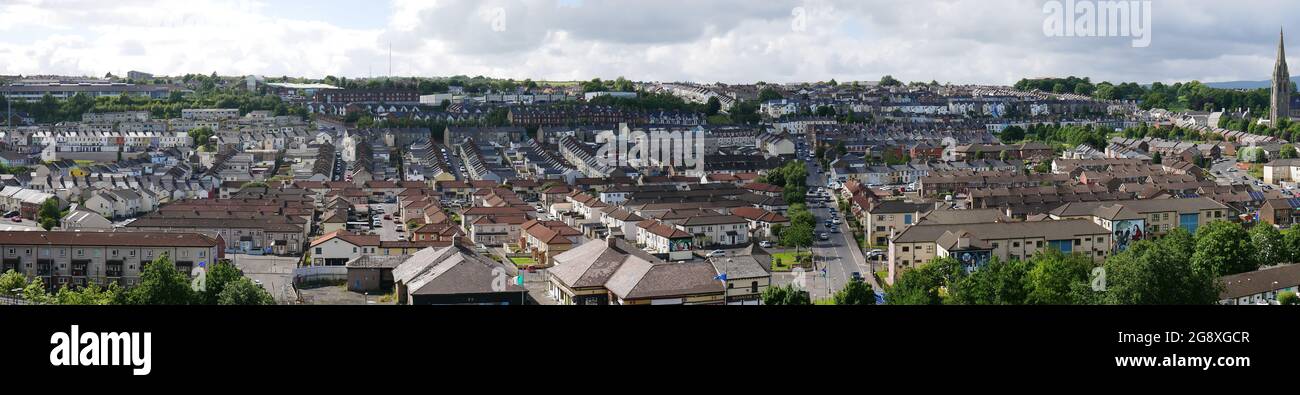 In the creggan area of the city hi-res stock photography and images - Alamy