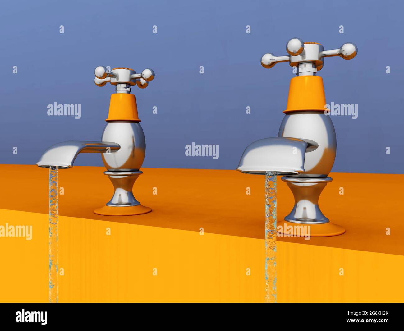 Two spigot hi-res stock photography and images - Alamy