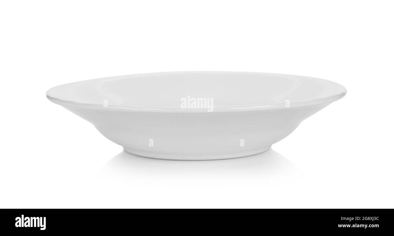 plate on white background Stock Photo - Alamy