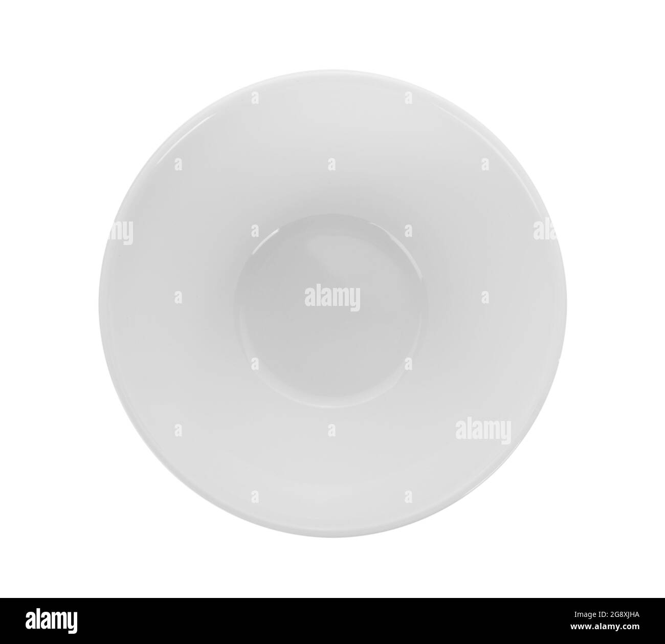 Empty white bowl top view Black and White Stock Photos & Images - Alamy