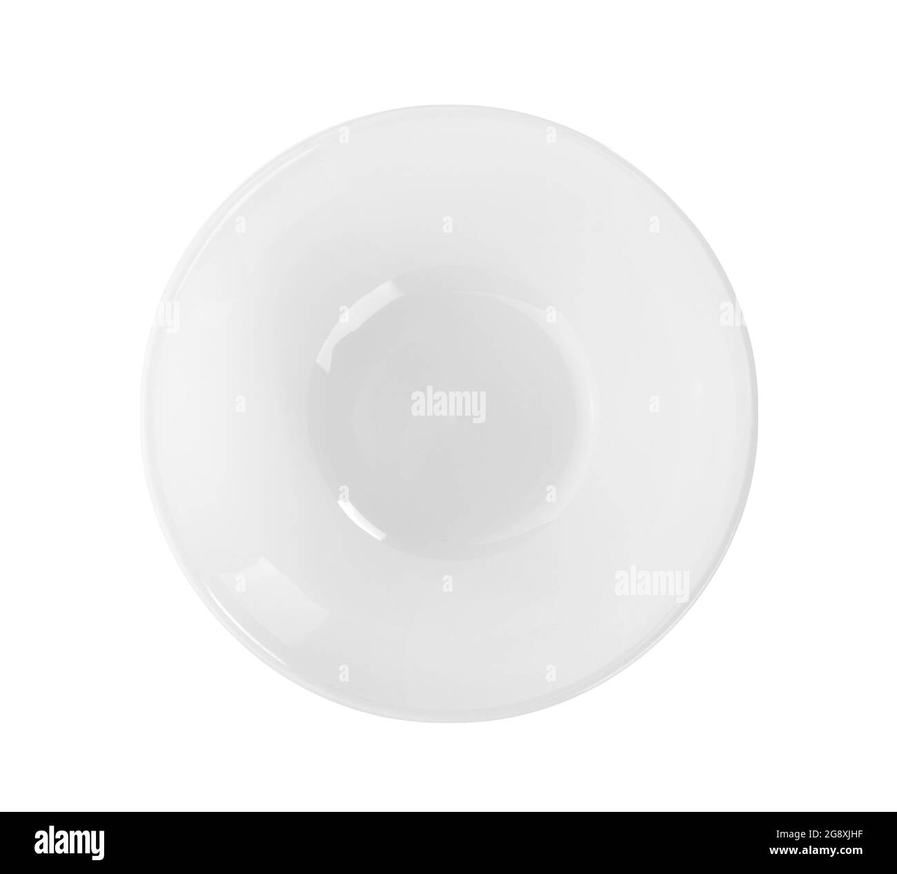 bowl on white background. top view Stock Photo - Alamy