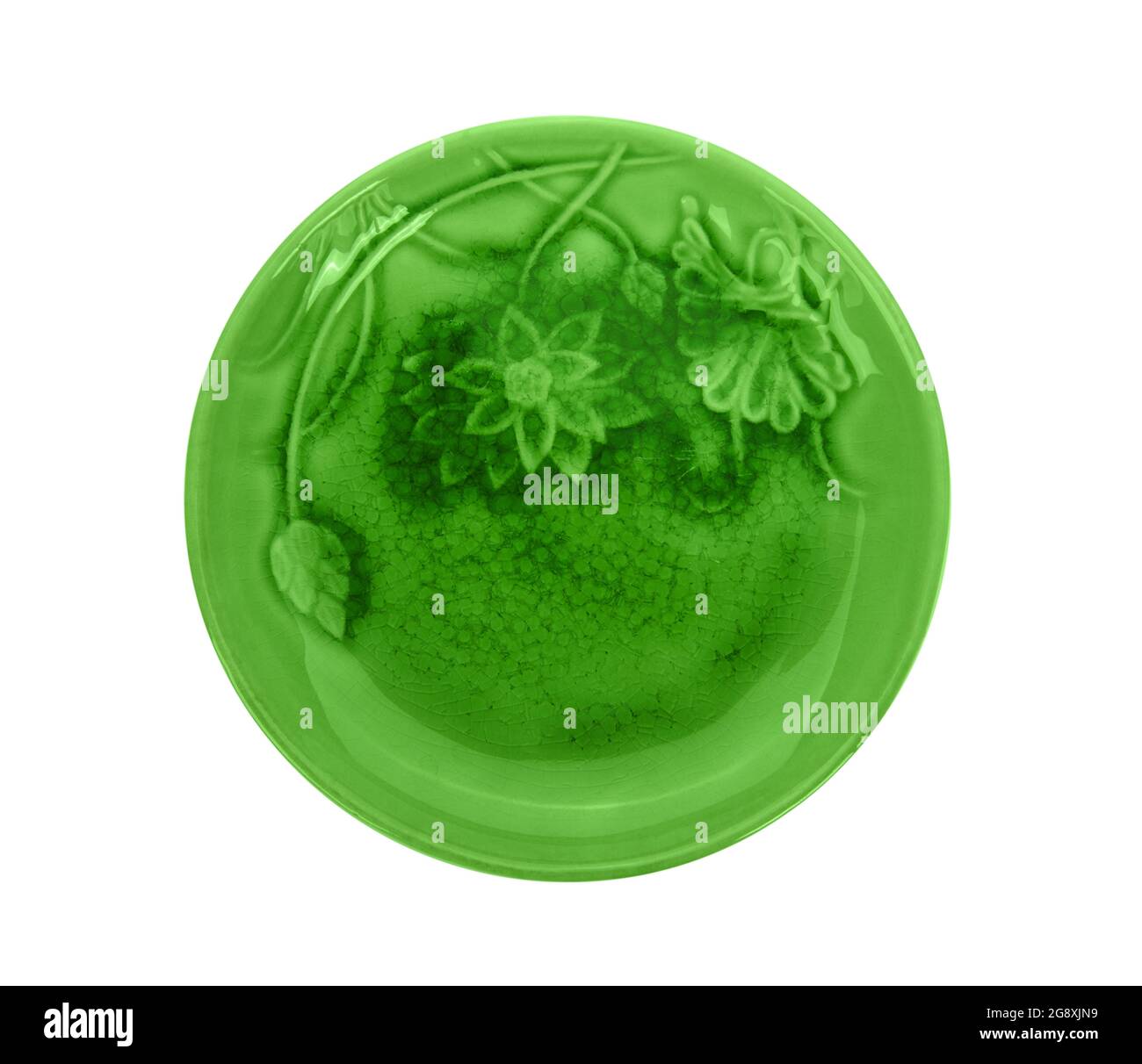 Green ceramic plate hi-res stock photography and images - Alamy