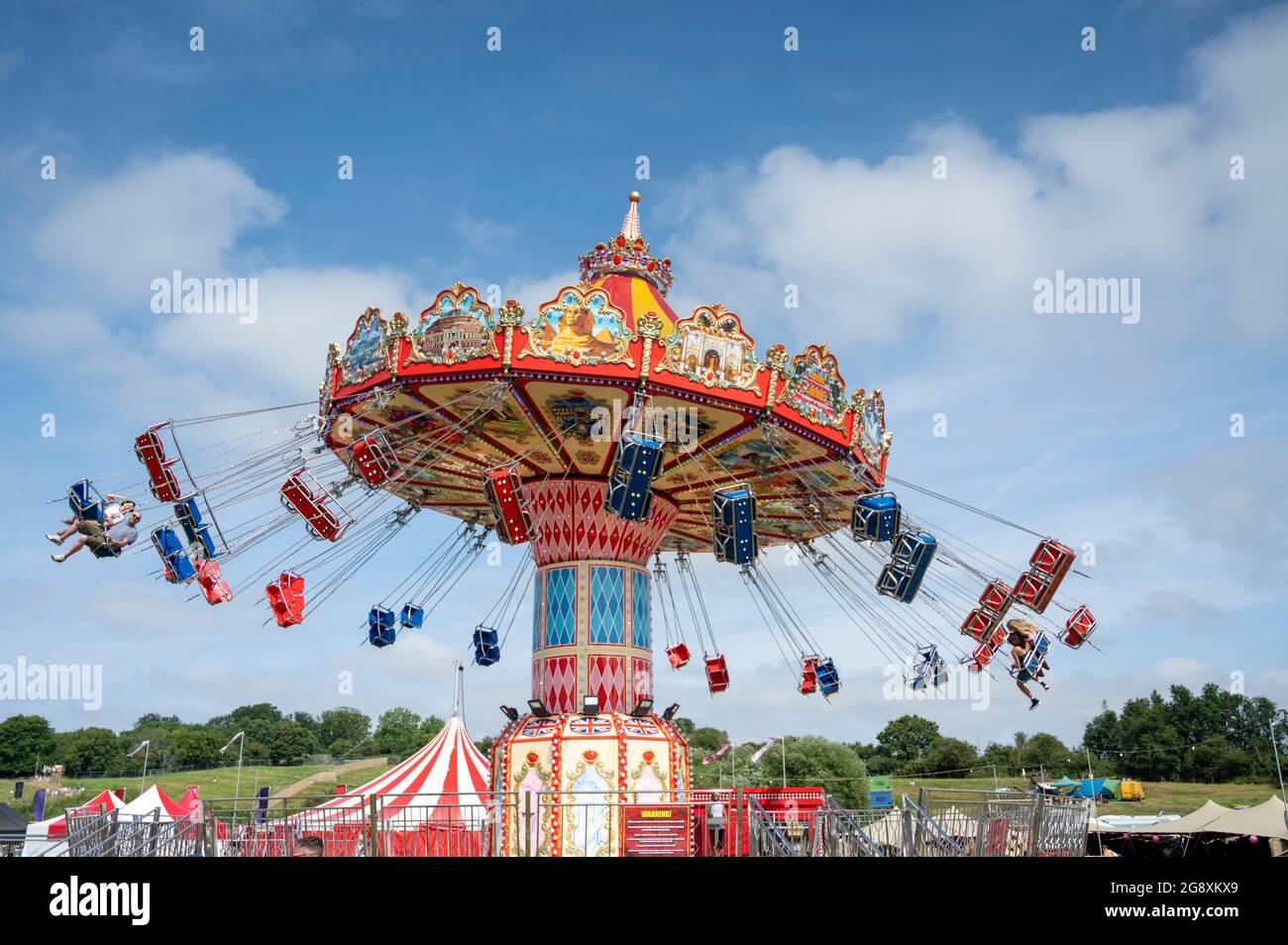 Standon, Hertfordshire, UK. 23rd July, 2021. People enjoy Standon ...