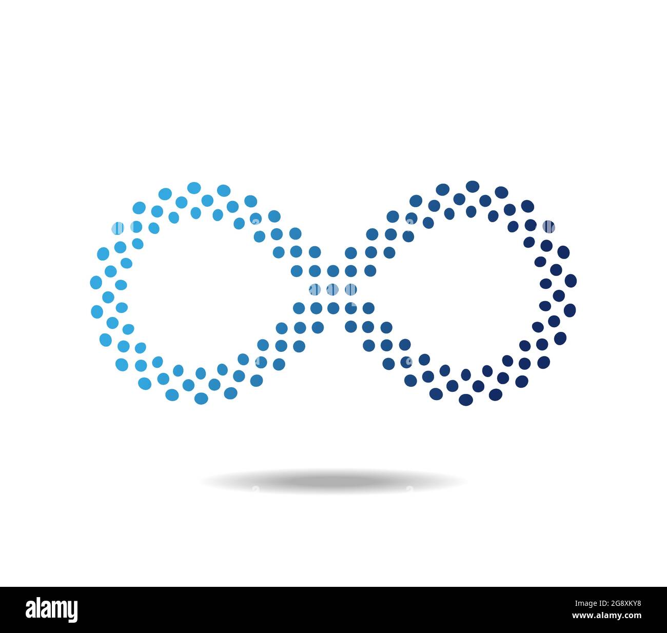 Infinity symbol necklace Stock Vector Images - Alamy