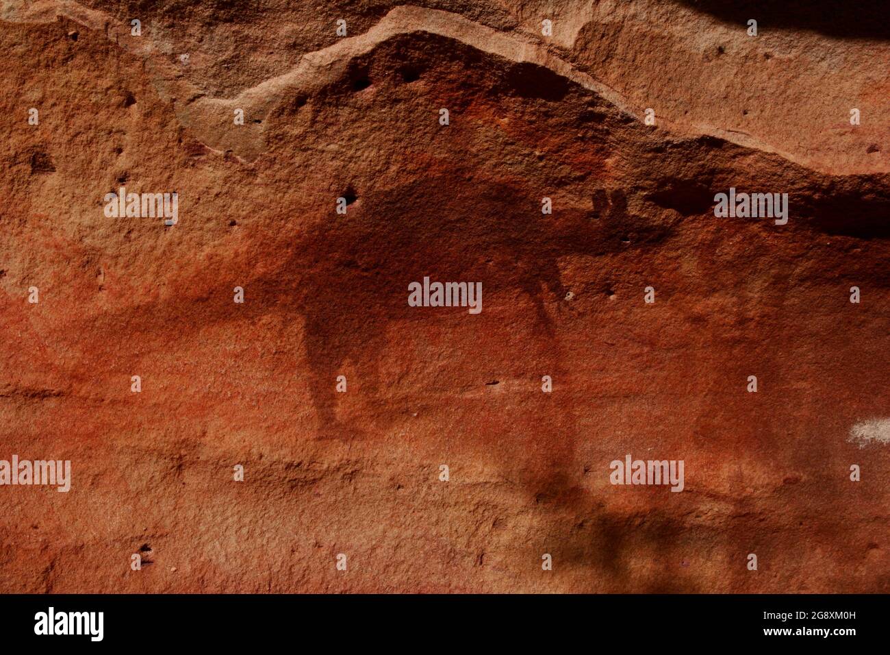 ancient australian aboriginal rock quinkan style in Laura North ...