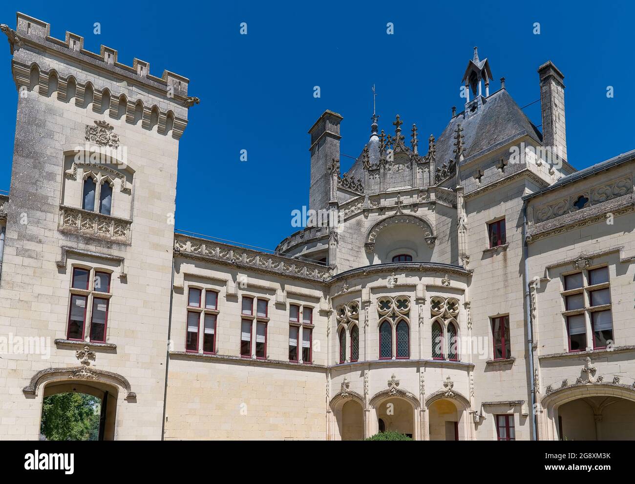 Château de Brézé, Loire Valley, France Stock Photo - Alamy