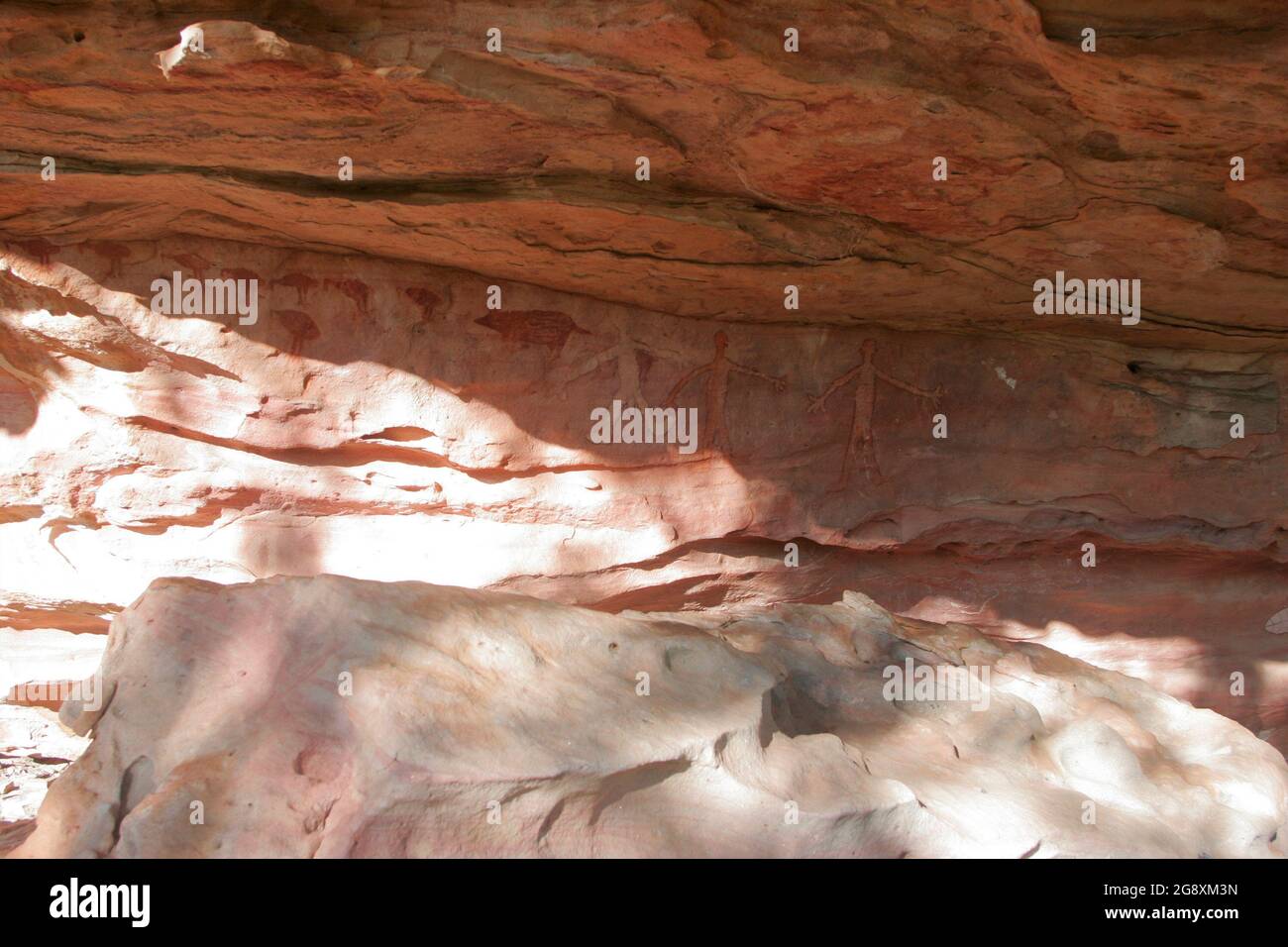 ancient australian aboriginal rock quinkan style in Laura North ...
