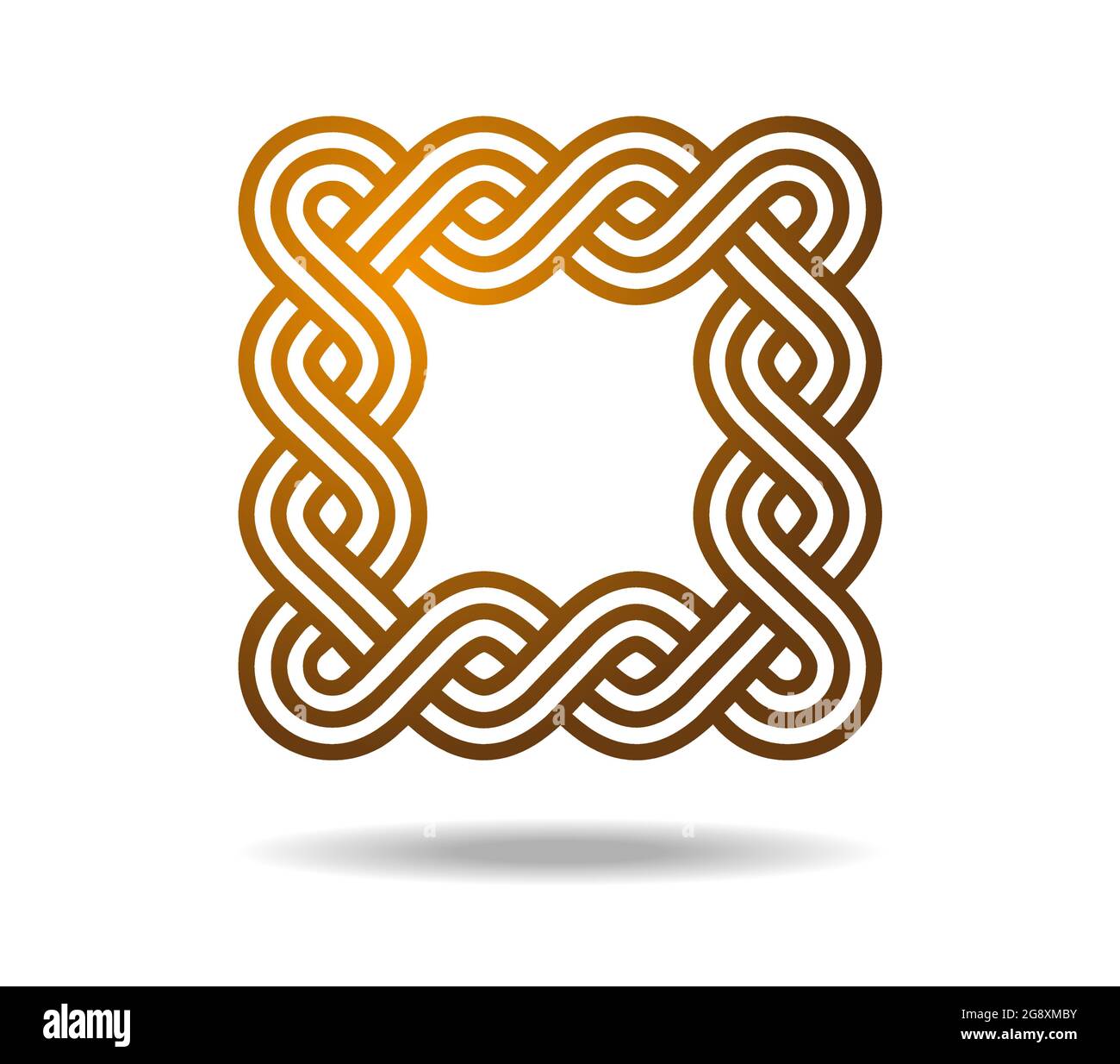 Celtic knot square frame hi-res stock photography and images - Alamy