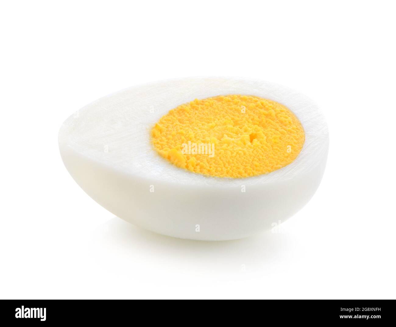 boiled egg isolated on white background Stock Photo - Alamy
