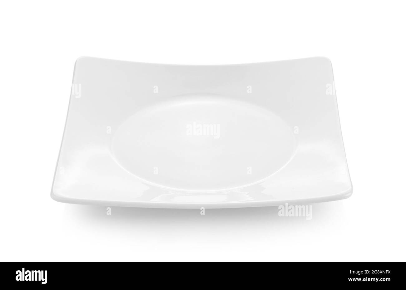 empty dish isolated on white background Stock Photo - Alamy