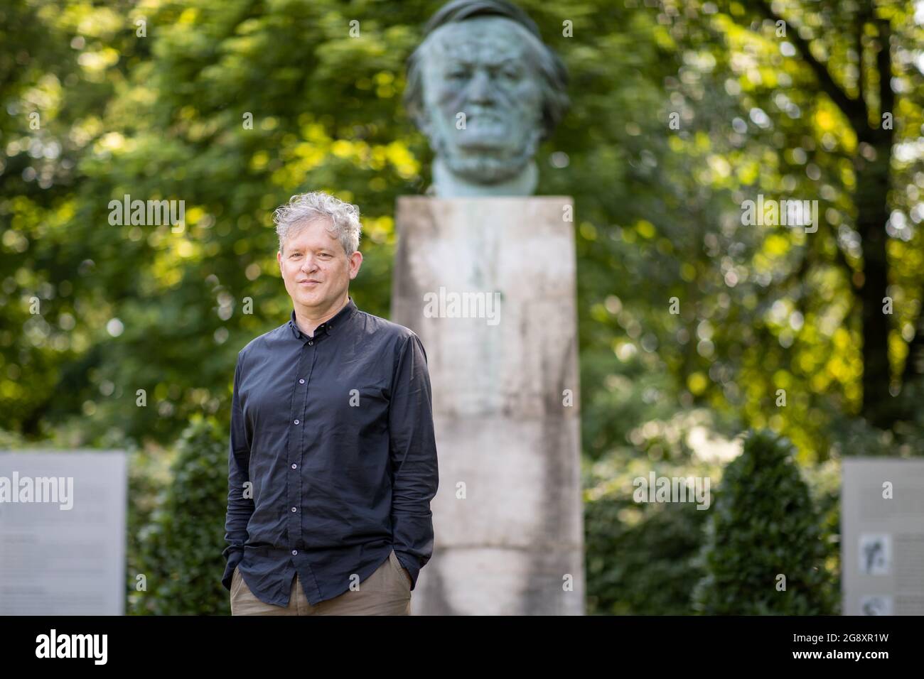 Bayreuth, Germany. 23rd July, 2021. US director Jay Scheib stands in ...