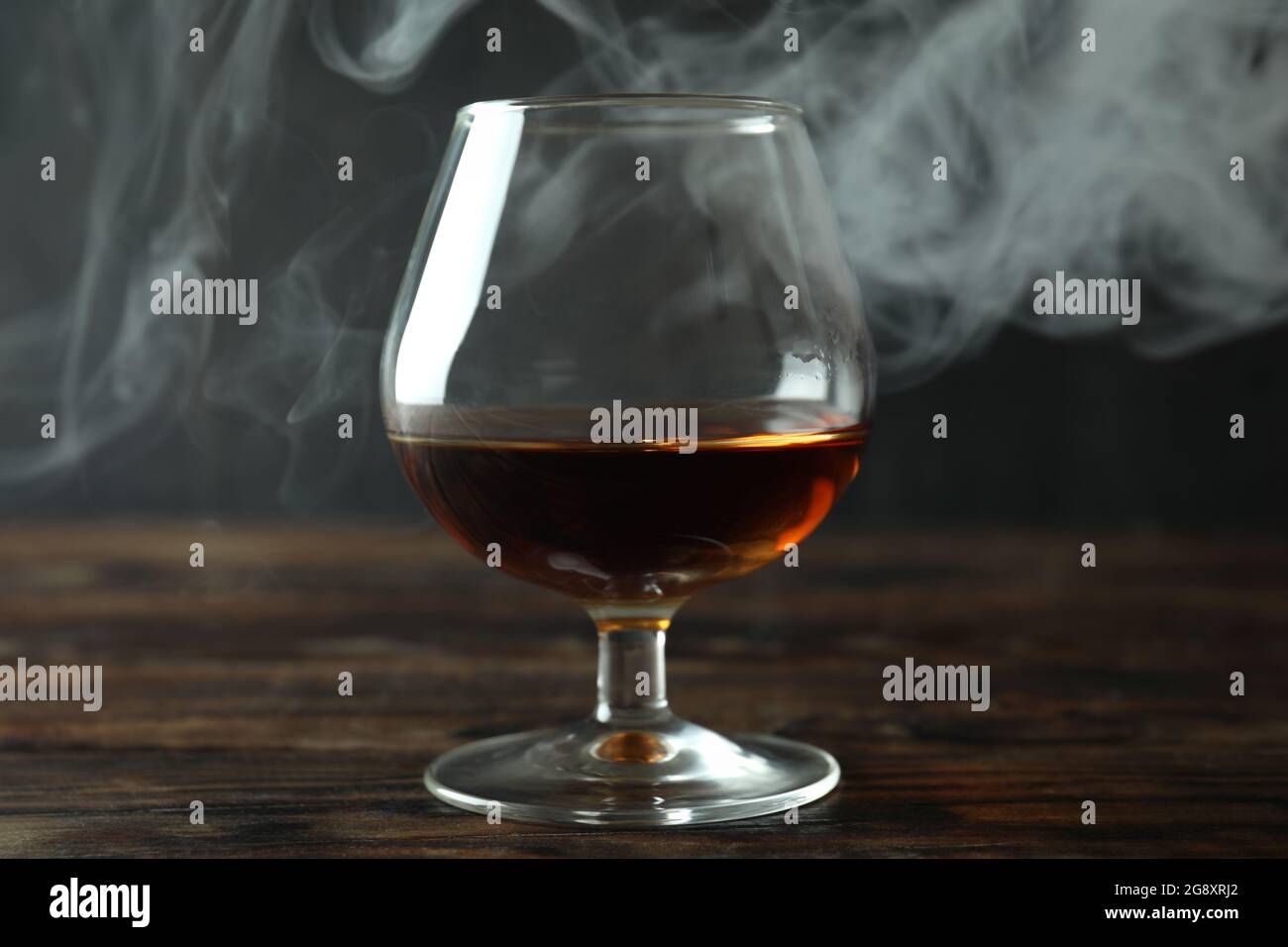 Concept of hard alcoholic drinks with cognac Stock Photo - Alamy