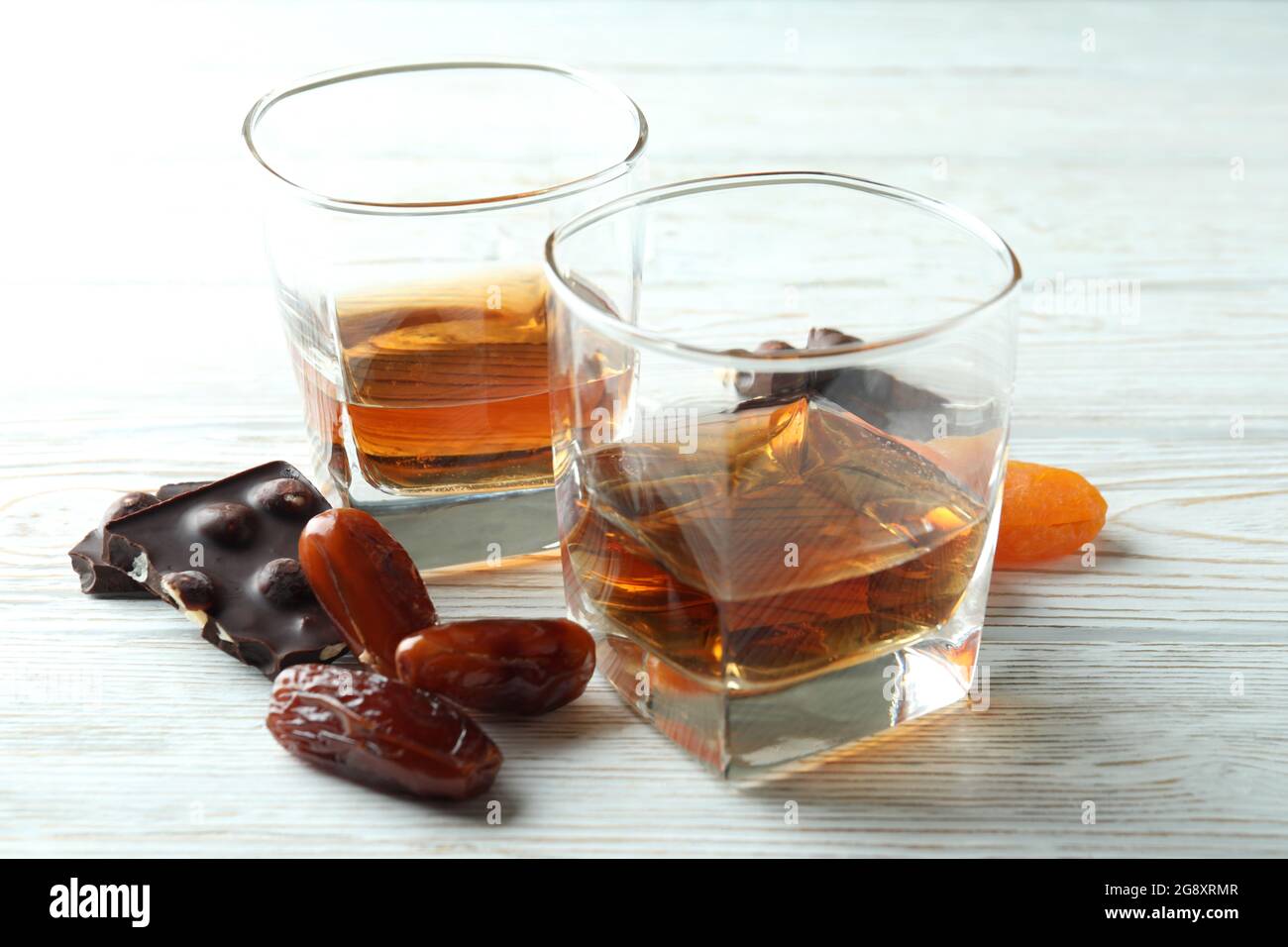 Concept of hard alcoholic drinks with cognac Stock Photo - Alamy