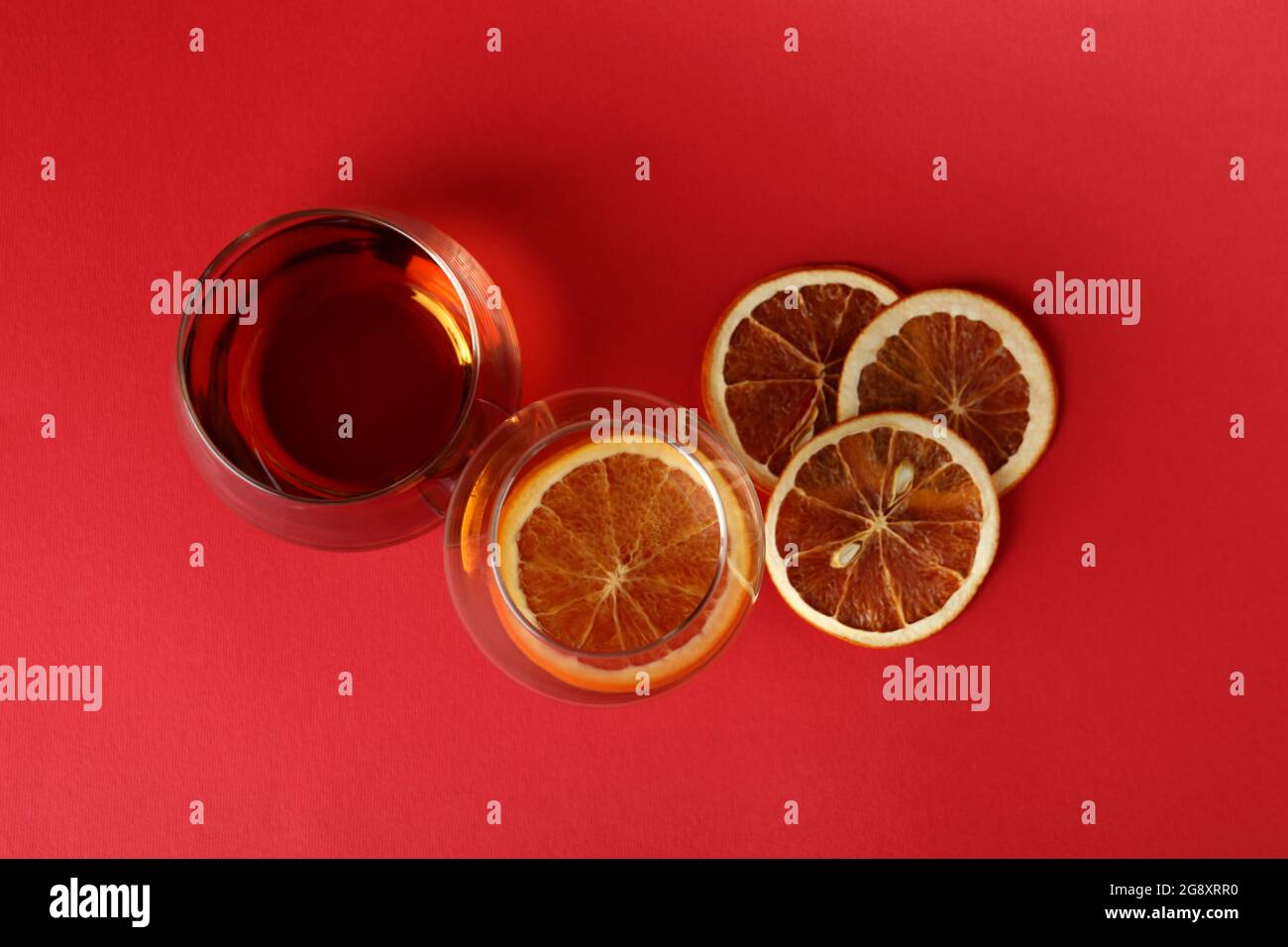 Concept of hard alcoholic drinks with cognac Stock Photo - Alamy