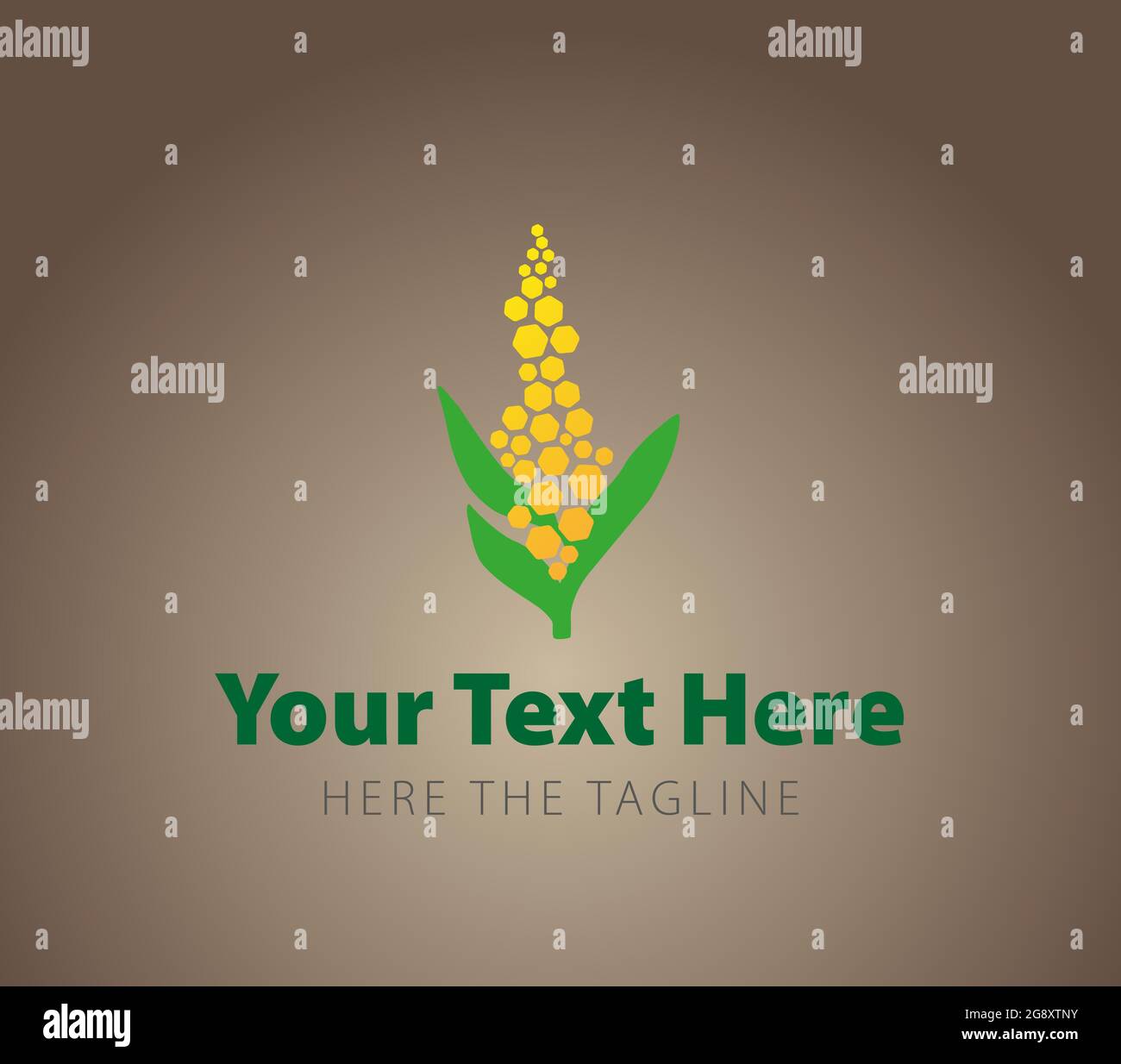 Logo in the shape of a mullein. Ready logo Stock Vector Image & Art - Alamy