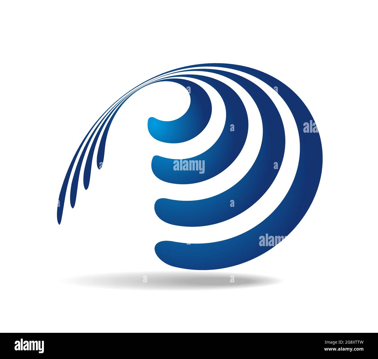Several parallel lines wound around a transparent cone Stock Vector ...