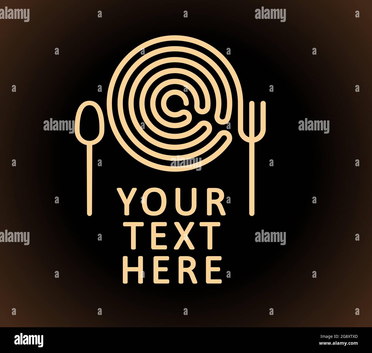 Italian pasta restaurant or bar. Ready logo Stock Vector Image & Art ...